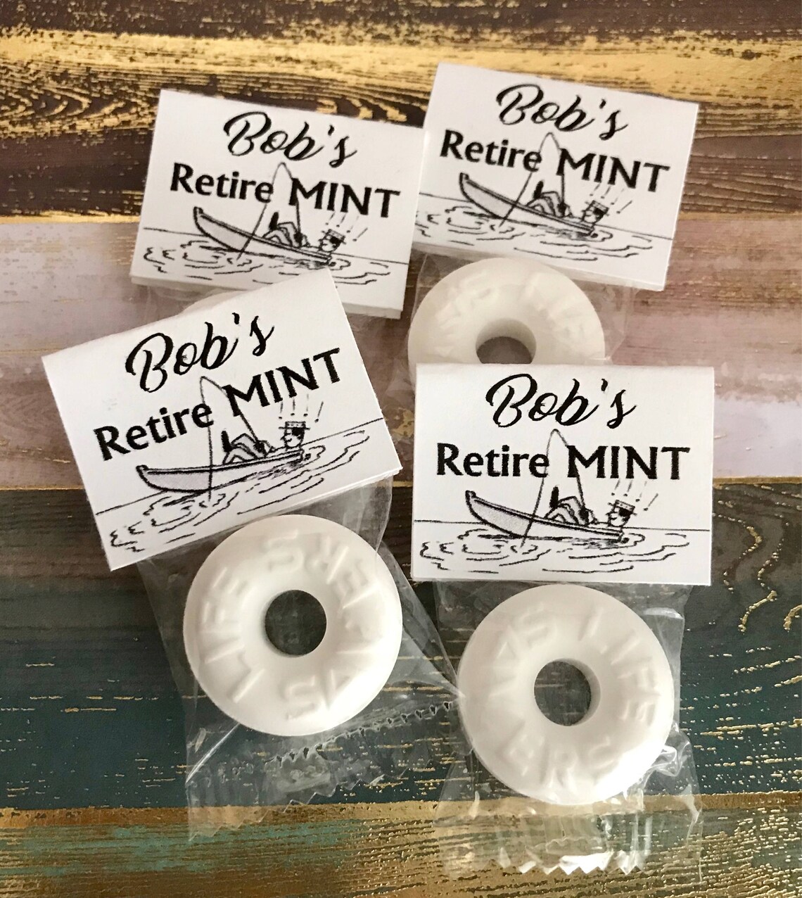 100 Retirement Favors Retire Mint Retiremints Gone Fishing - Etsy