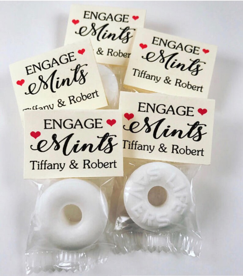 50 Engagement Favors Engage Mints Favors for Guests - Etsy
