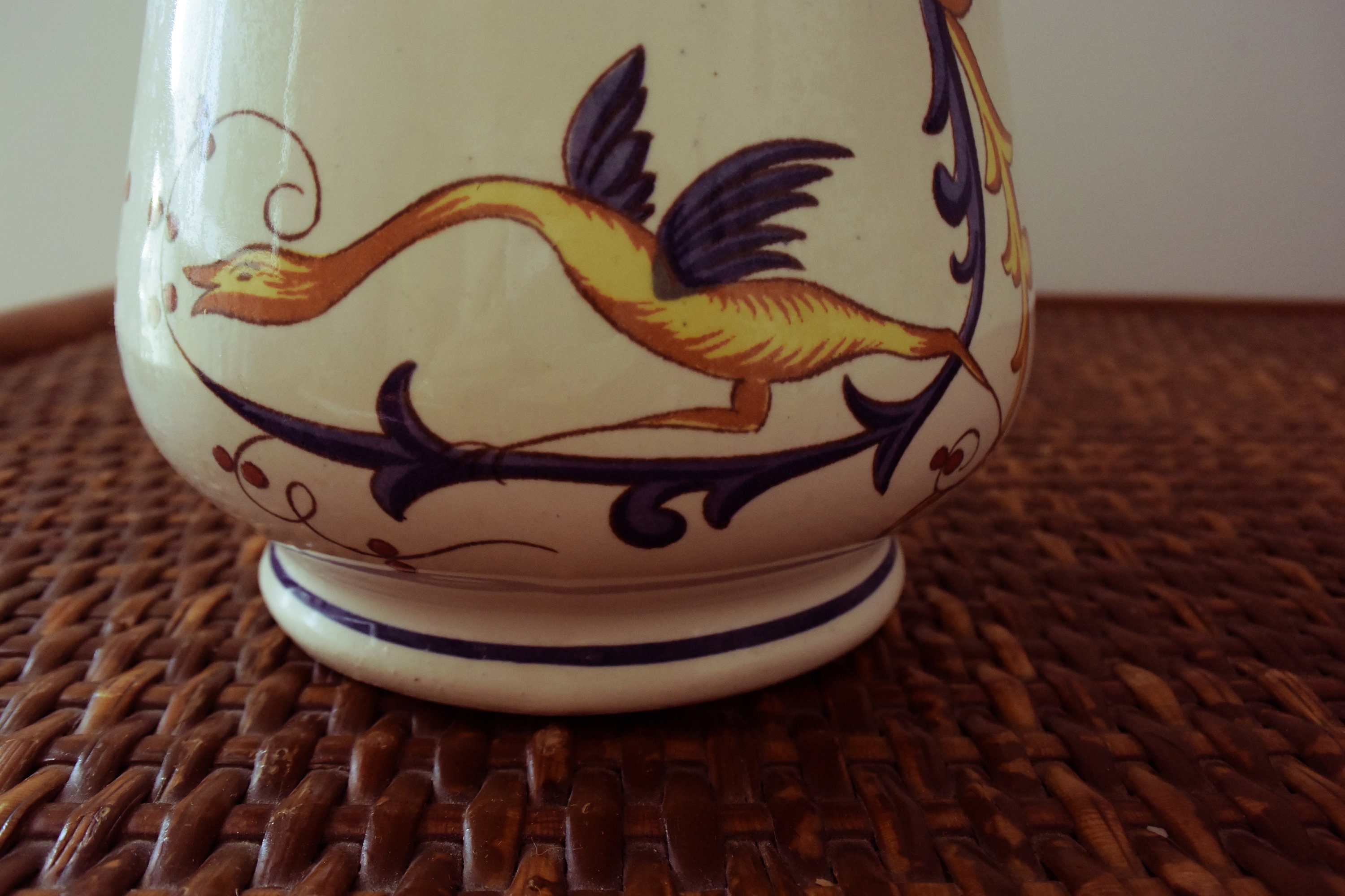 Pot à pharmacie en faïence de ST CLEMENT pot apothicaire ancien pot ...