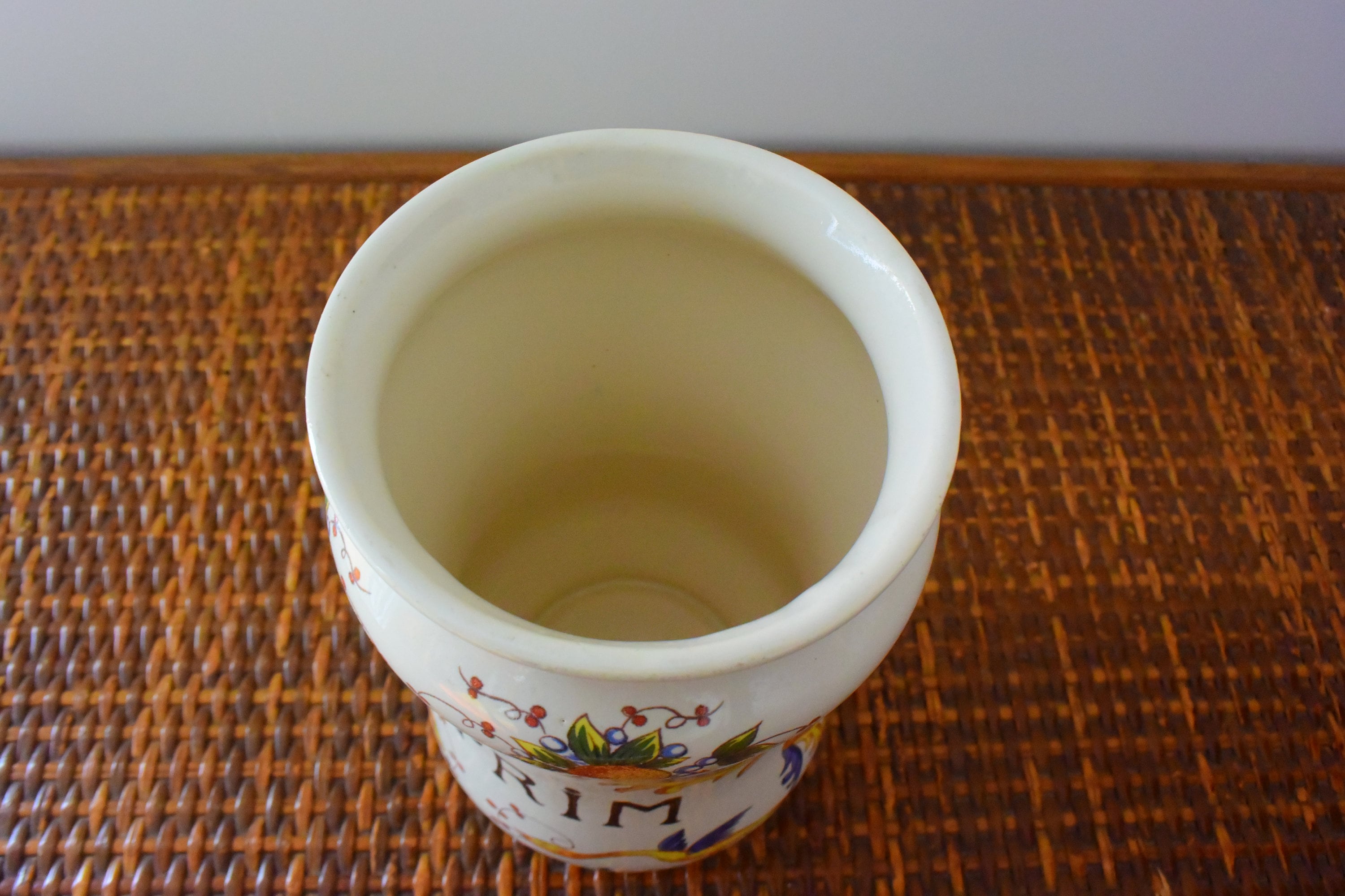 Pot à pharmacie en faïence de ST CLEMENT pot apothicaire ancien pot ...