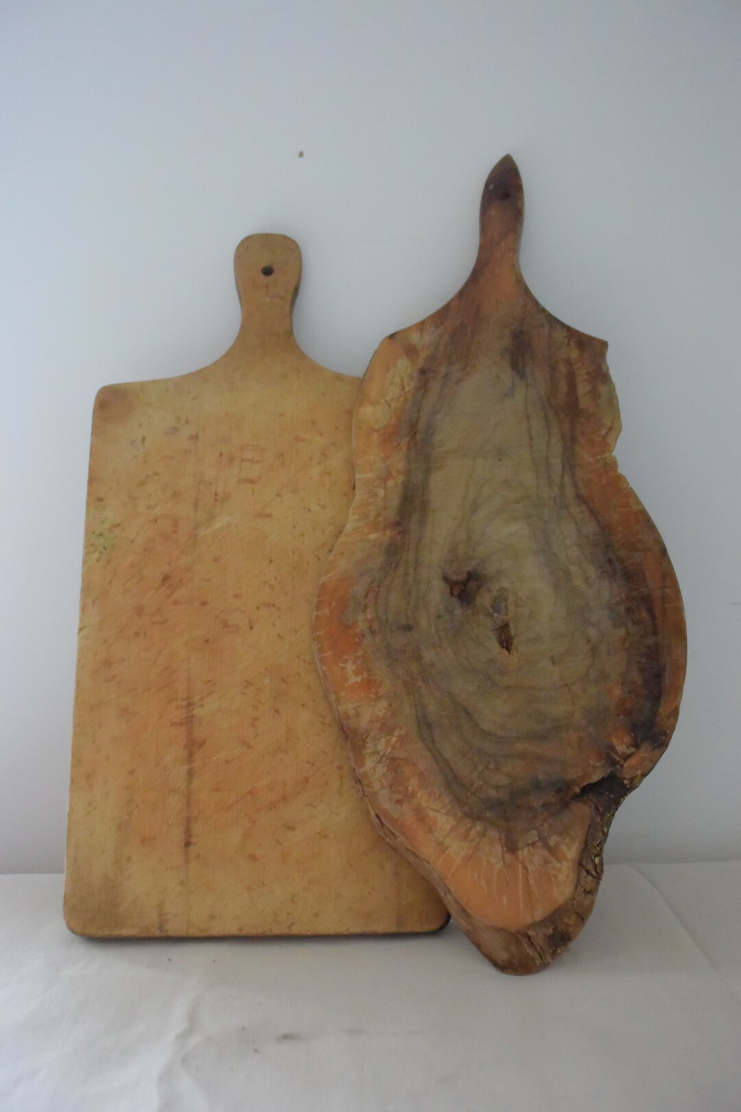 Vintage Old Wood Cutting Board - Etsy