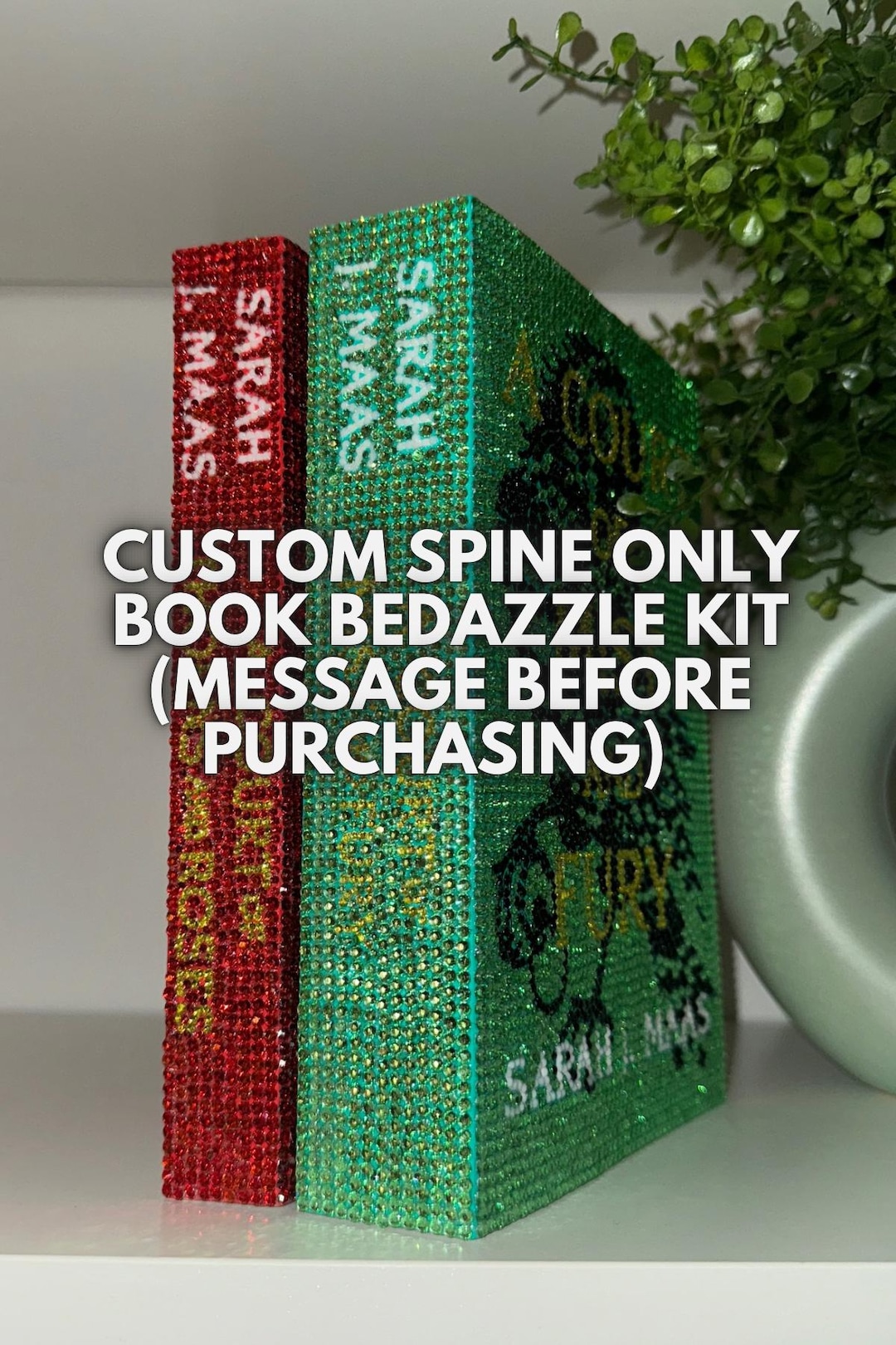 Spine Only - Book Bedazzle Kit - Etsy