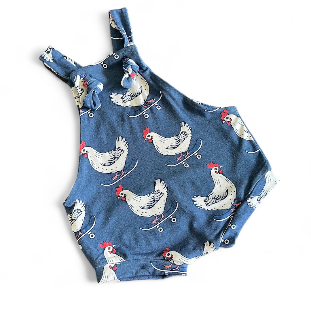 Chicken Overalls, Bamboo Baby Clothing, Gender Neutral Baby Outfit ...
