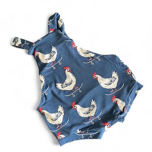 Chicken Overalls, Bamboo Baby Clothing, Gender Neutral Baby Outfit ...