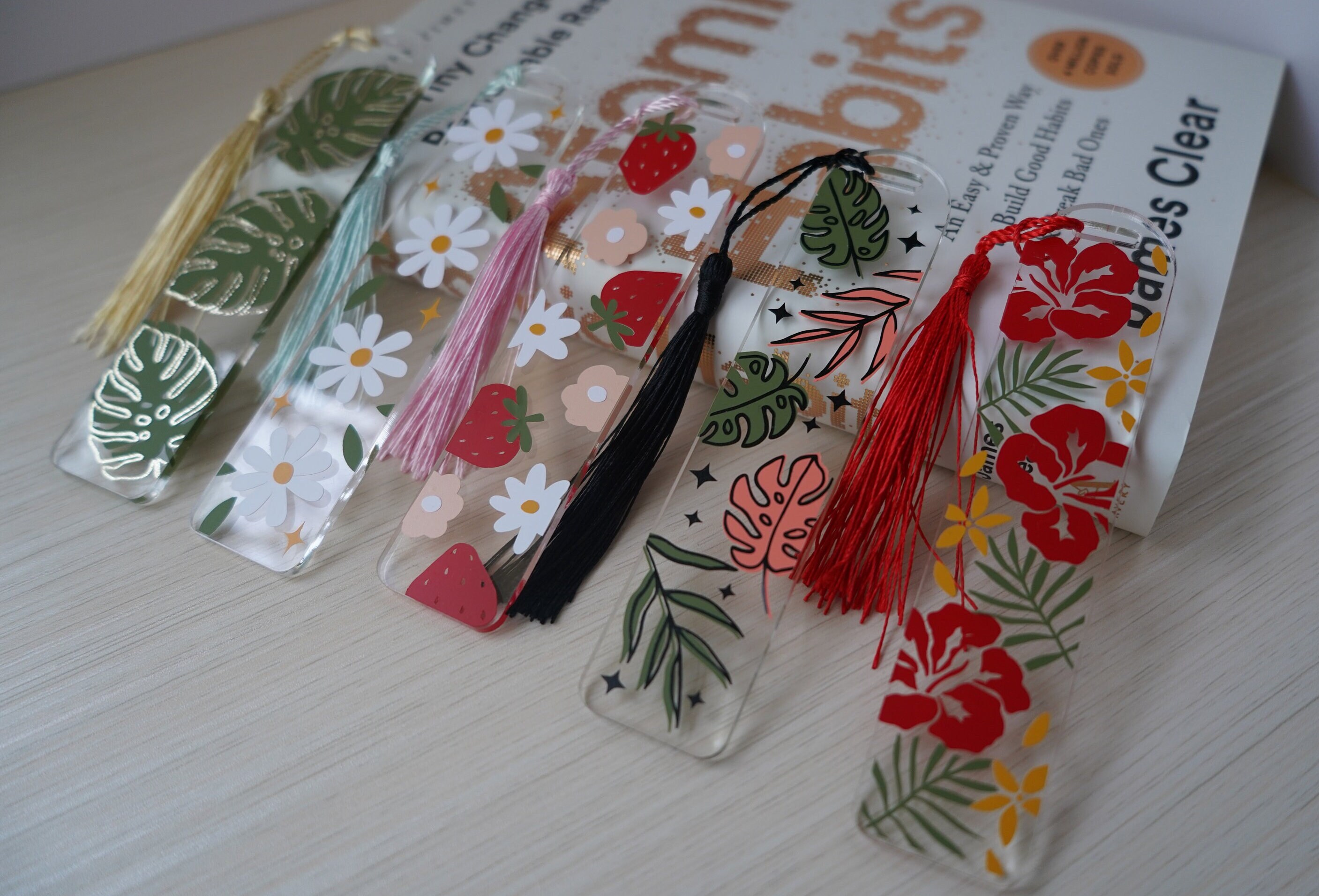 Acrylic Bookmark, Kawaii Bookmark, Custom Bookmark - Etsy