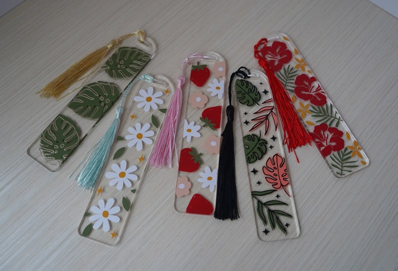 Acrylic Bookmark, Kawaii Bookmark, Custom Bookmark - Etsy