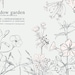 Meadow Garden Pencil Sketched Flowers Clipart Fine Line - Etsy