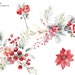 Winter Berry Clipart Christmas Watercolor Bouquets Christmas Clipart ...