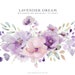 Lavender Floral Clipart Png, Watercolor Purple Flowers Bouquet, Violet ...