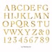 Gold Alphabet, Gold Foil Alphabet, Sparkling Monogram, Metallic Gold ...