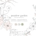 Meadow Garden Pencil Sketched Flowers Clipart Fine Line - Etsy