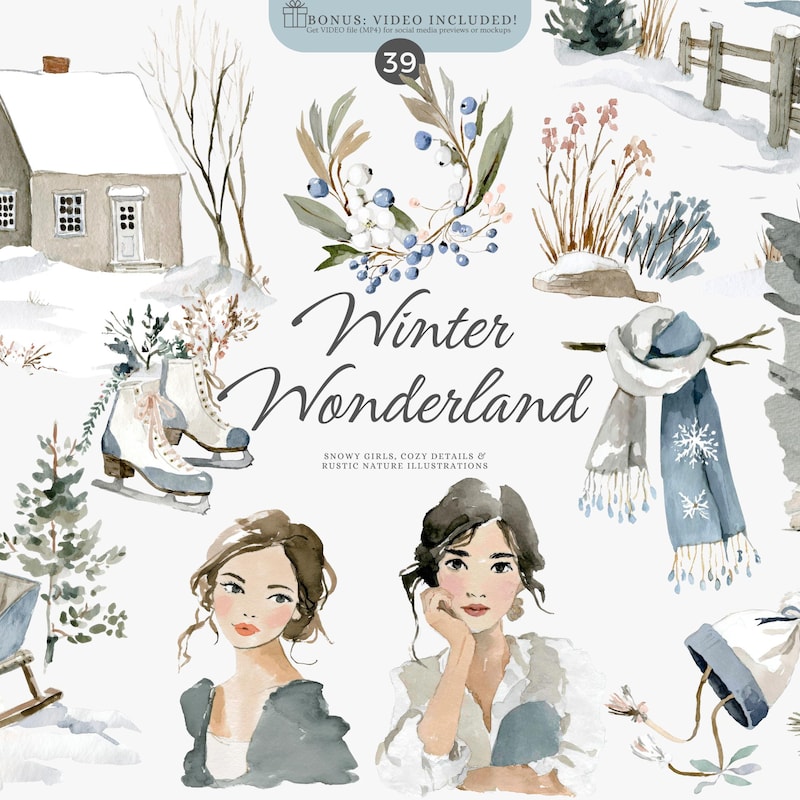 Winter Snow Scene Art - Etsy UK