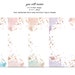 Ethan* Blush and Gold Watercolor Splashes Backdrop Geometric Frames ...