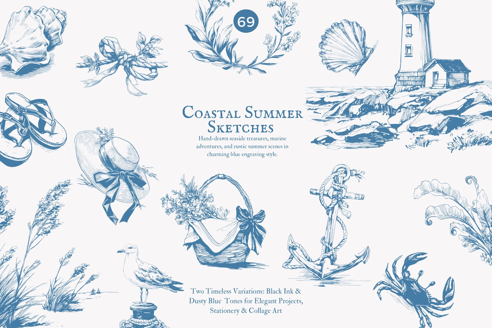 Coastal Clipart Png, Nautical Marine Illustration and Sailing Graphics ...