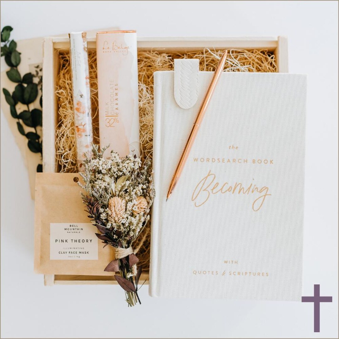 Becoming | Christian Scripture Word Search Gift Box, Bible Study Gift ...