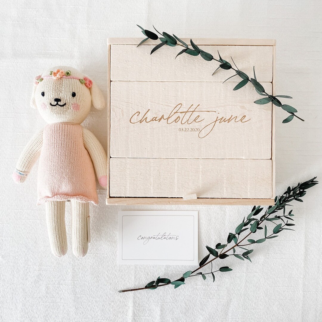 Customizable Girl Keepsake Box 3 Sizes Available - Etsy