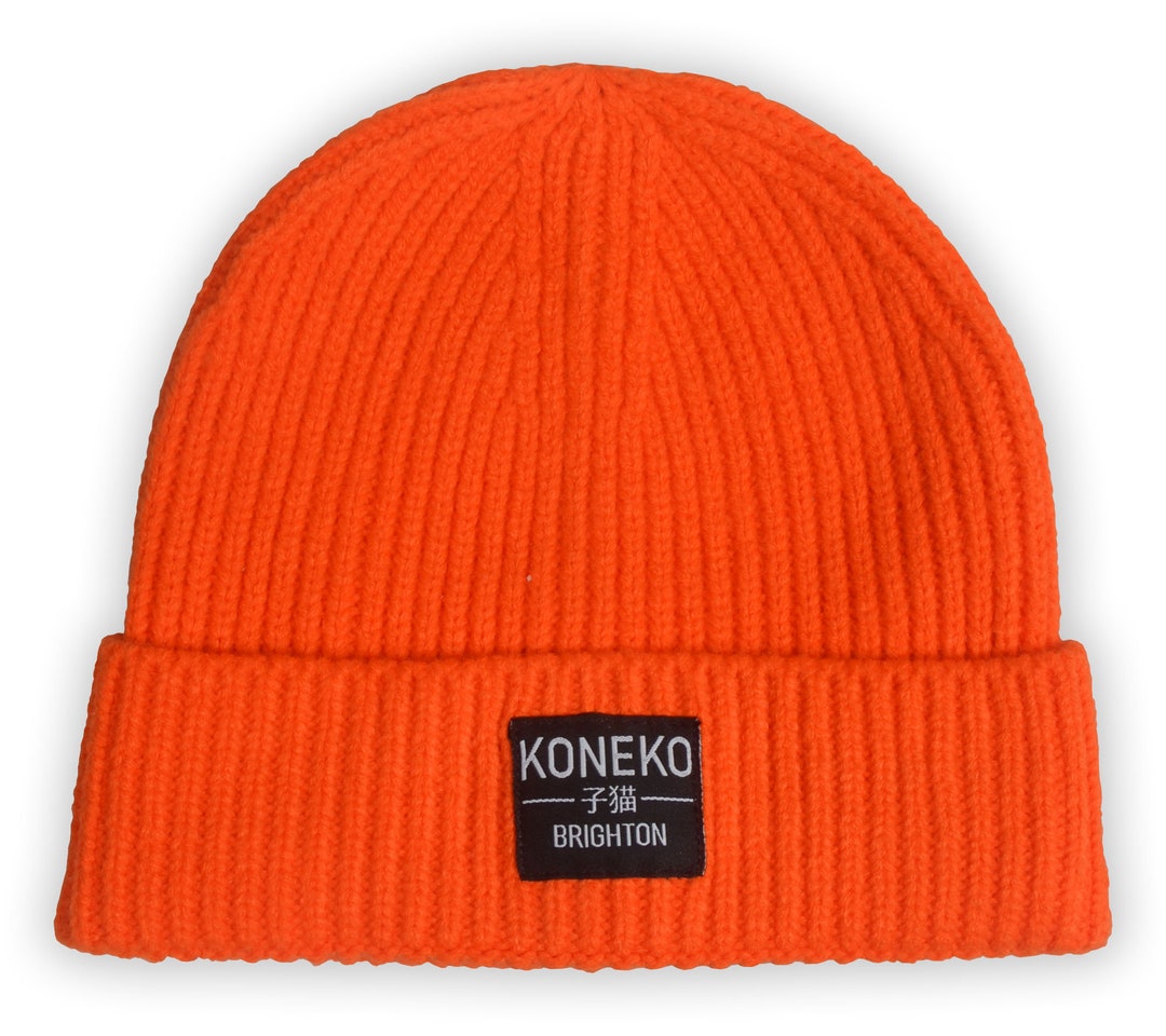 Orange Trawler Fisherman Style Beanie - Etsy
