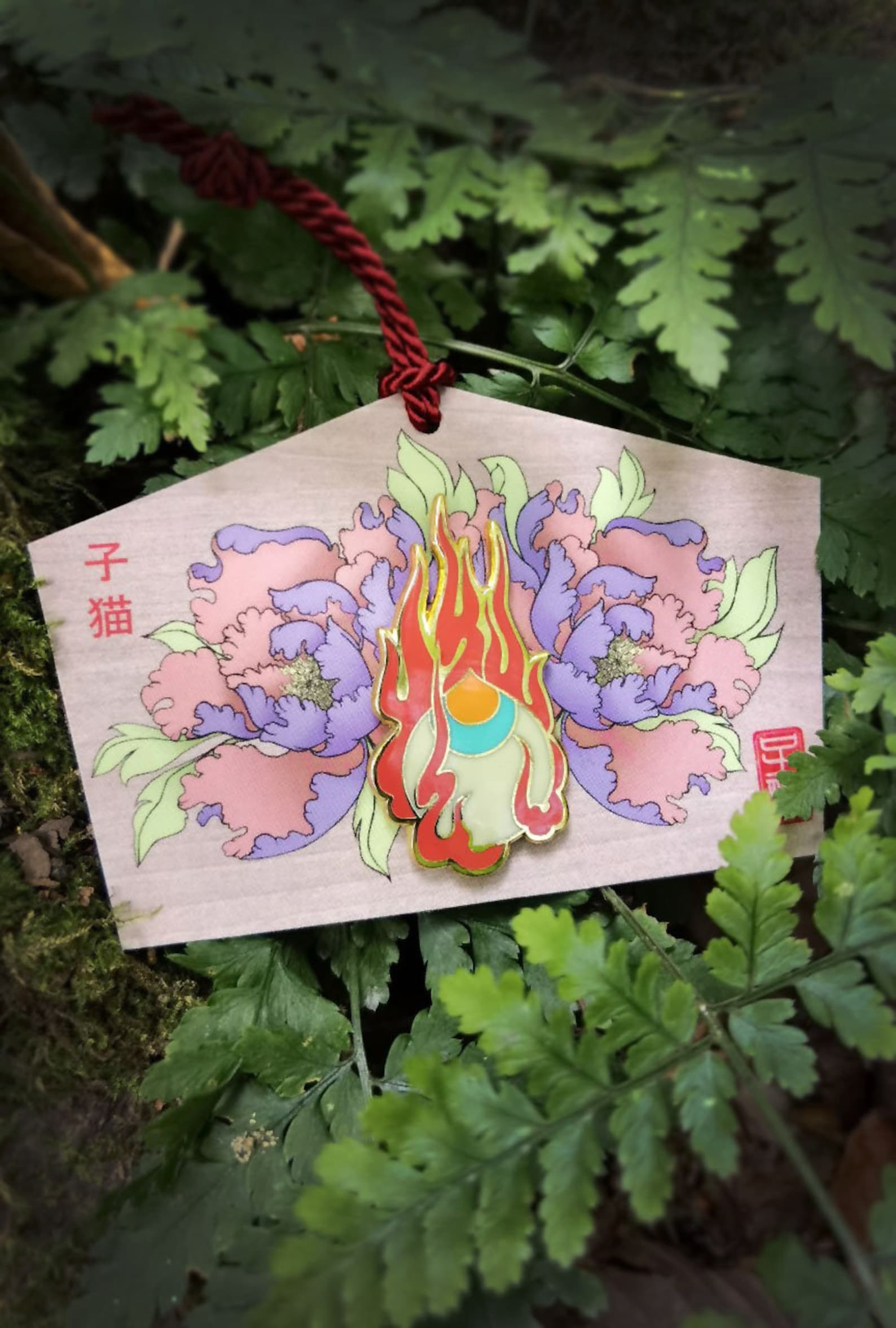 Japanese Houju Hōju Pin - Irezumi Tattoo - Lapel Pin - Etsy