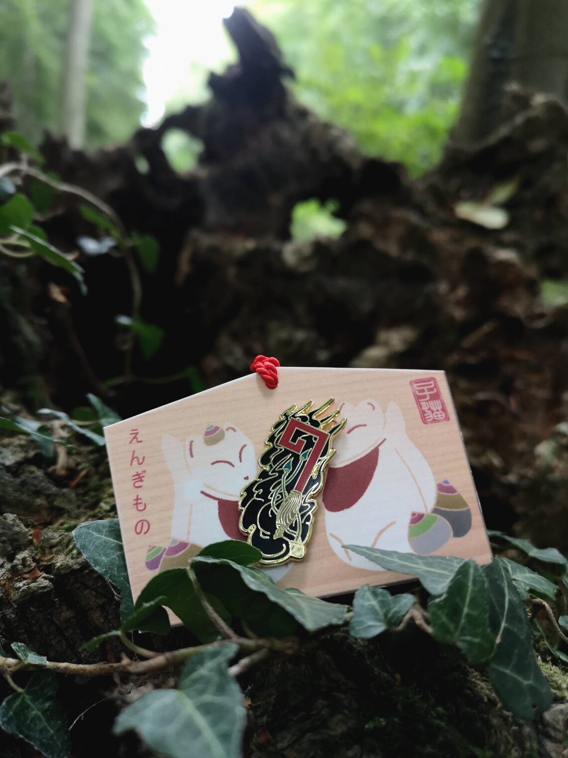 Kitsune Japanese Rice Granary Key Pin - Inari Fox - Kitsune - Shinto ...