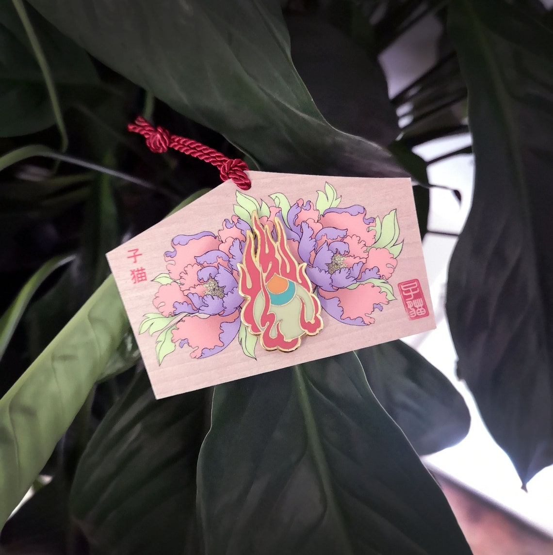 Japanese Houju Hōju Pin - Irezumi Tattoo - Lapel Pin - Etsy