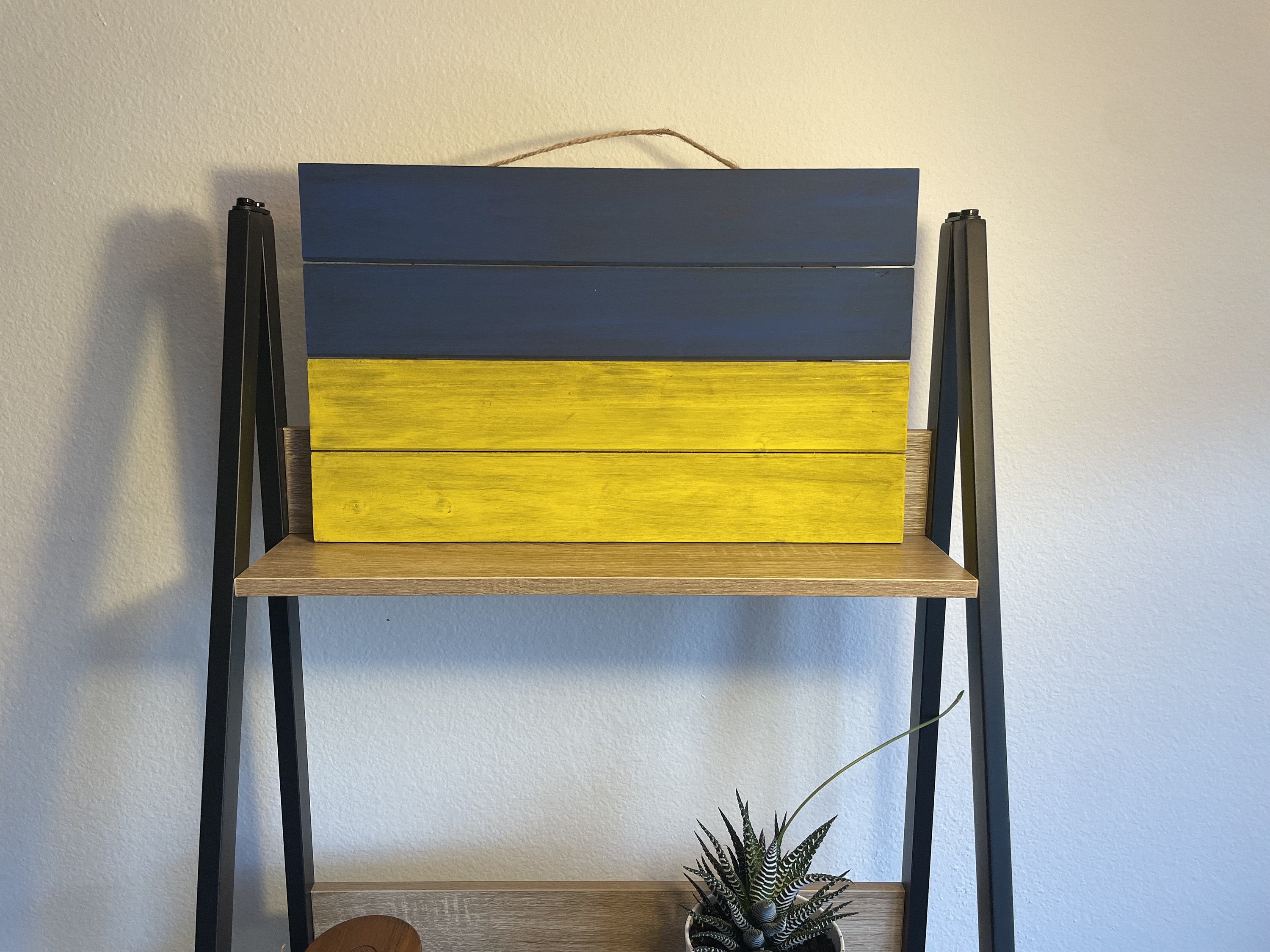 Distressed Ukrainian Pallet Flag/ Flag of Ukraine/ Ukraine Flag /wooden ...