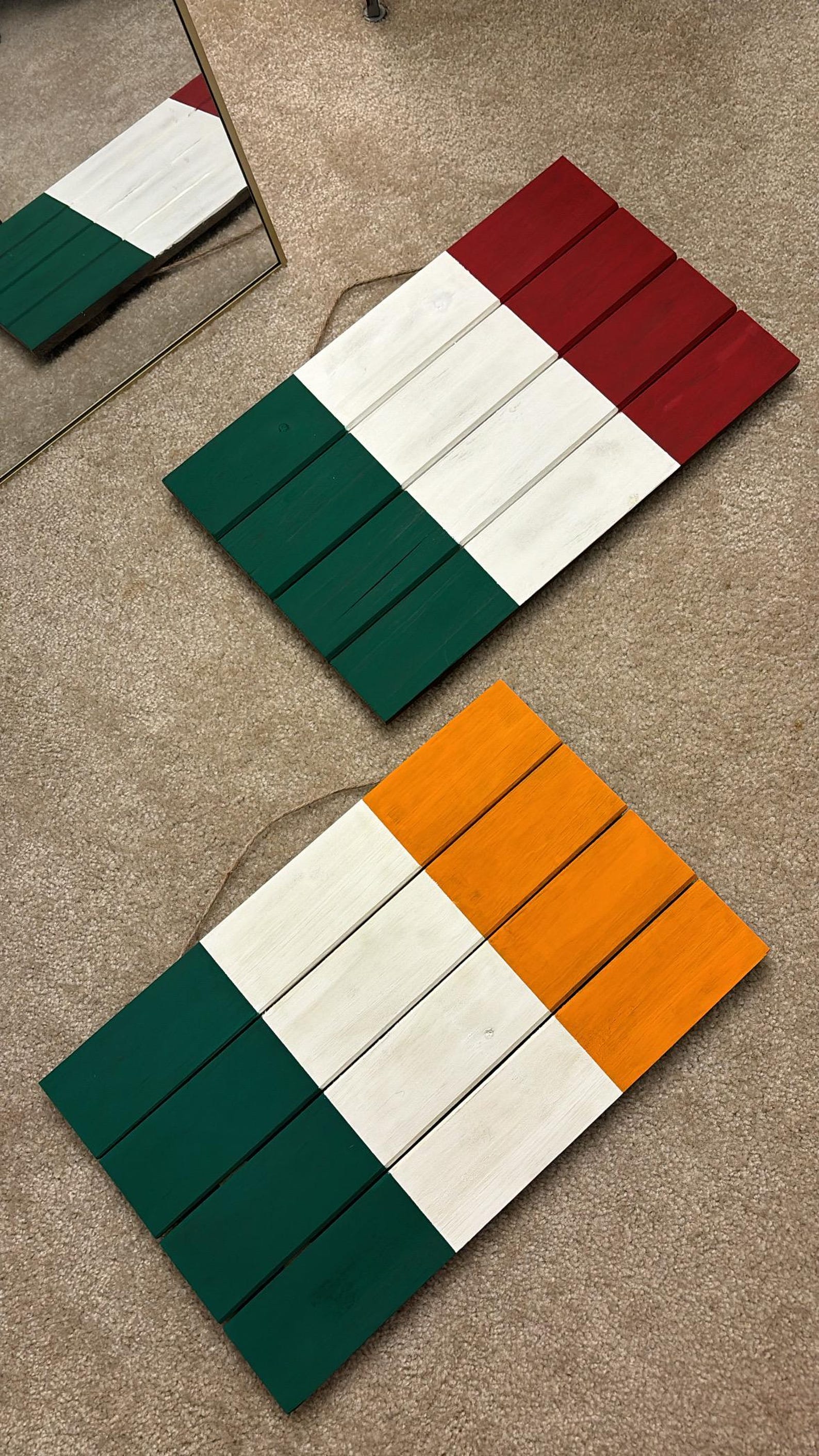Distressed Irish Pallet Flag/ Flag of Ireland/ Irish Flag /wooden ...