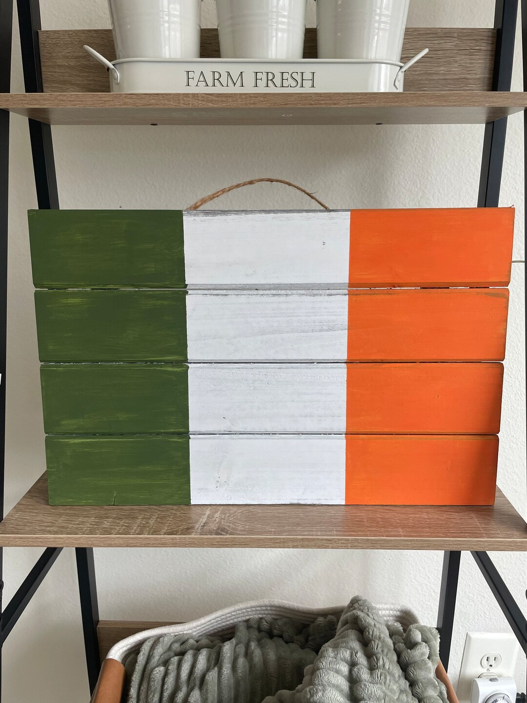 Distressed Irish Pallet Flag/ Flag of Ireland/ Irish Flag /wooden ...