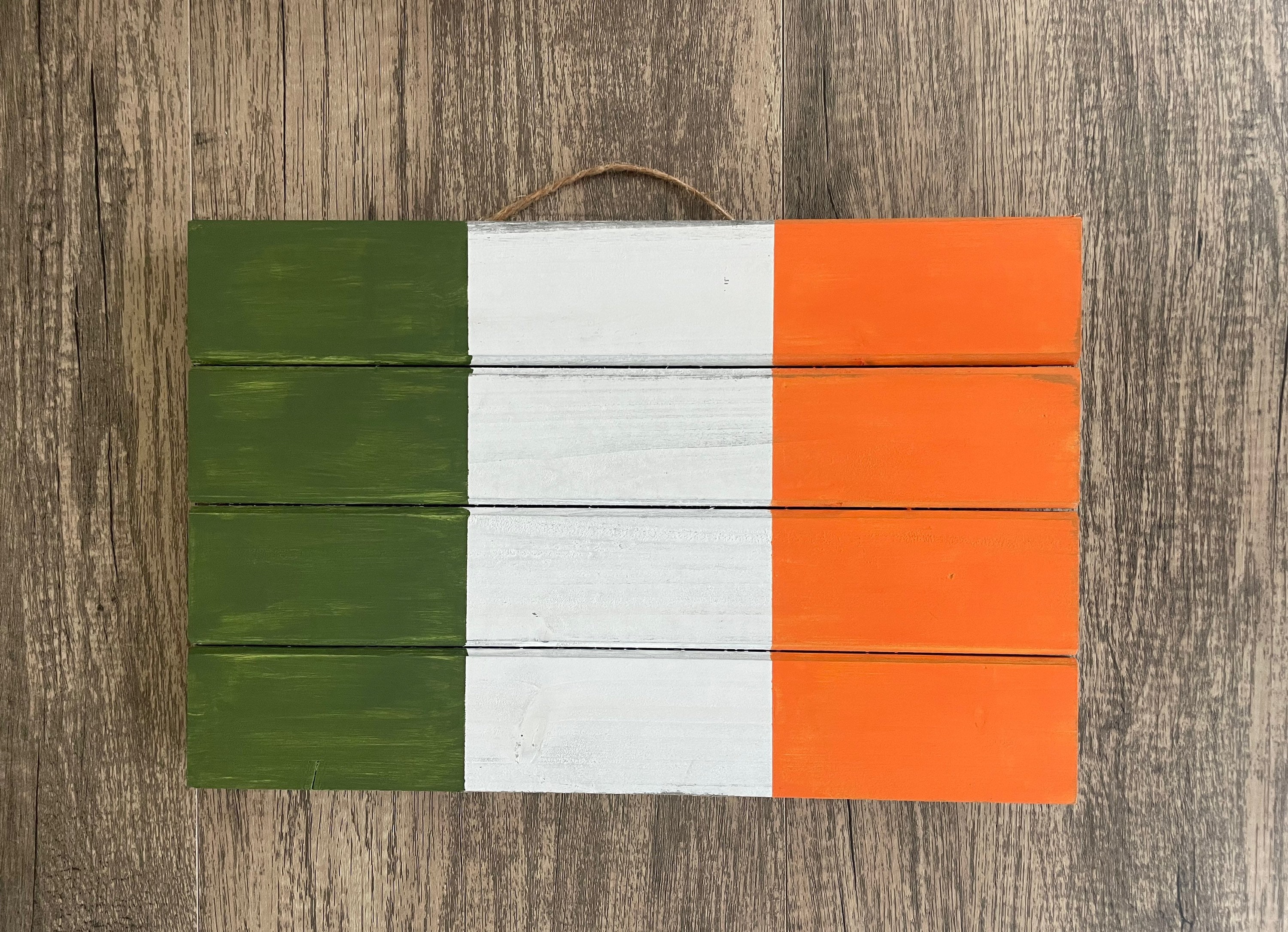 Distressed Irish Pallet Flag/ Flag of Ireland/ Irish Flag /wooden ...