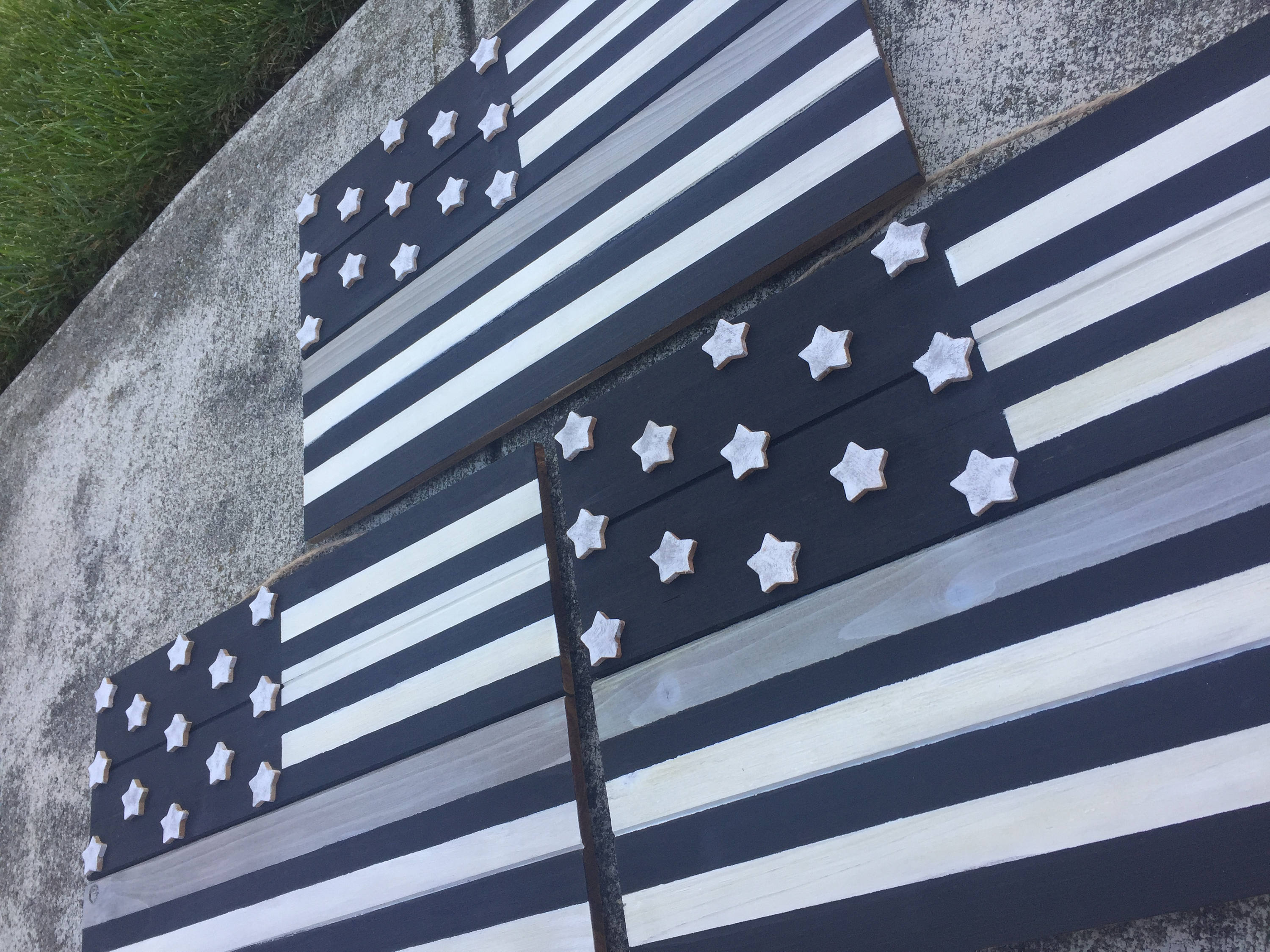 Distressed Correctional Officer Thin Silver Line Flag/ Thin Line ...
