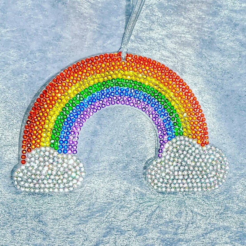 Sparkly Rainbow Rainbow Gift Hanging Rainbow Decoration - Etsy Ireland