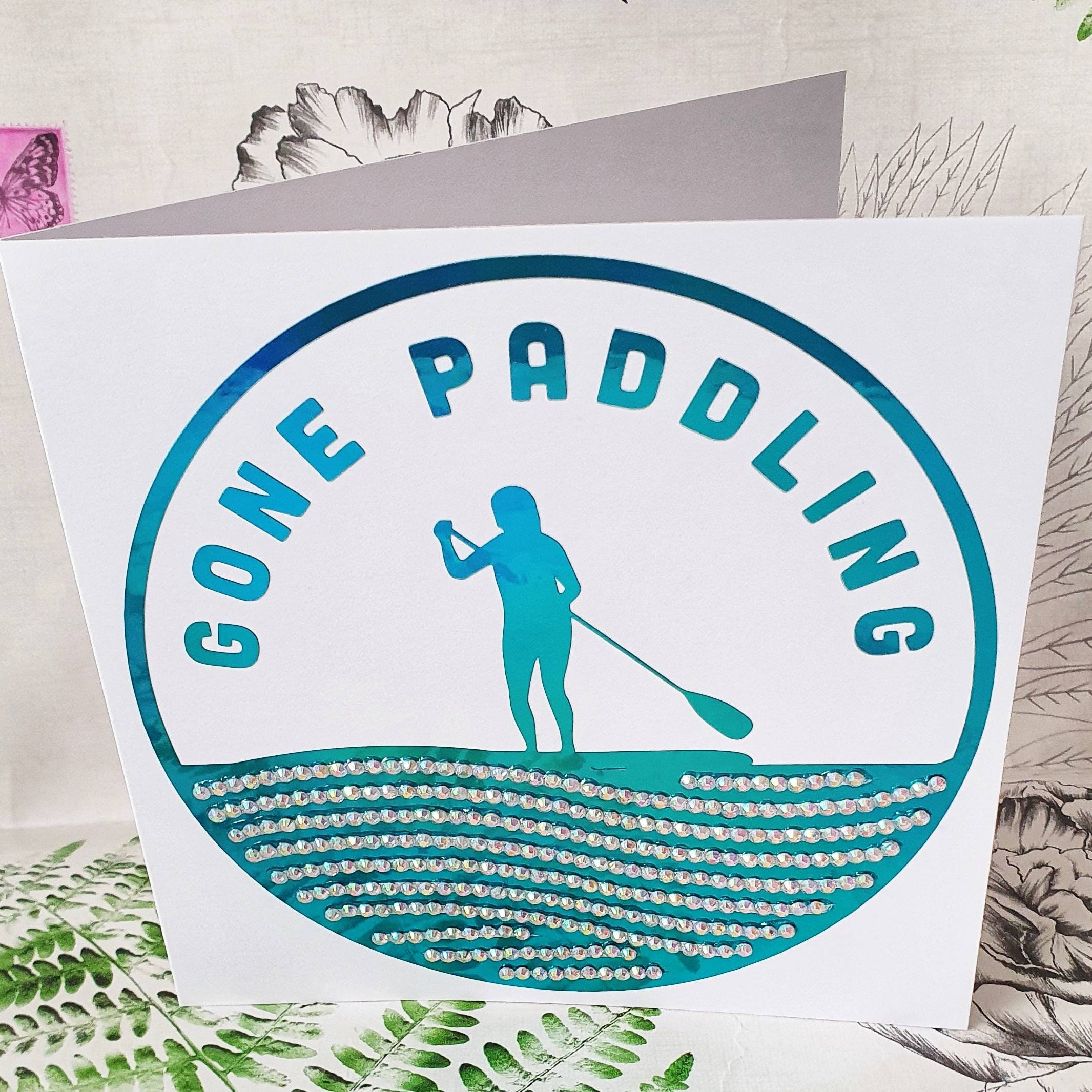 Handmade Paddle Board Card, Paddle Board Birthday, SUP Card - Etsy België