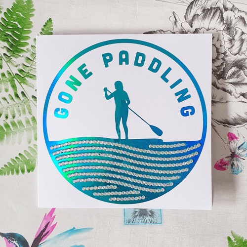 SUP Birthday Girl Card - Etsy