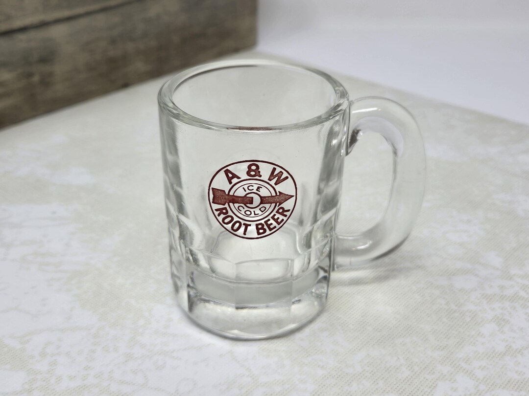 Vintage A&W Root Beer Bullseye Logo Mini Mug Root Beer Mug - Etsy