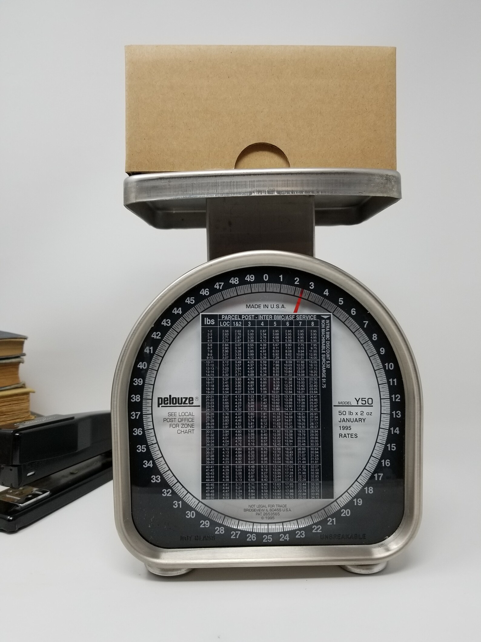 Vintage Pelouze Parcel Post Scale ~ Package Scale ~ Industrial Office ...