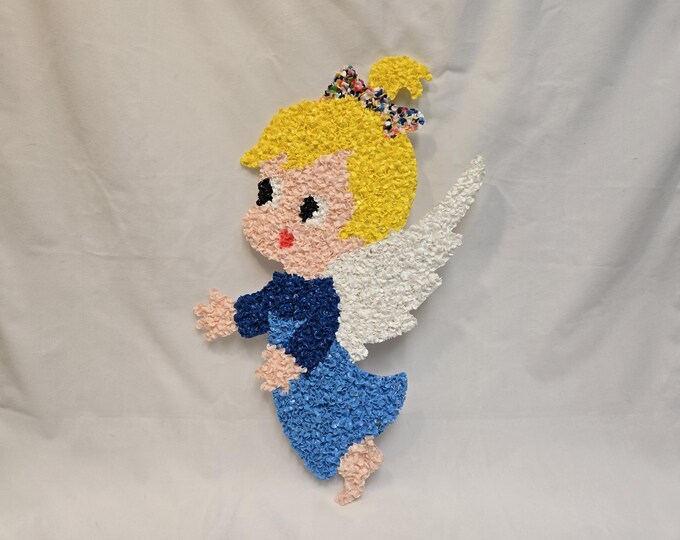 Vintage Angel Melted Plastic Popcorn Holiday Décor ~ Kitschy Christmas ...