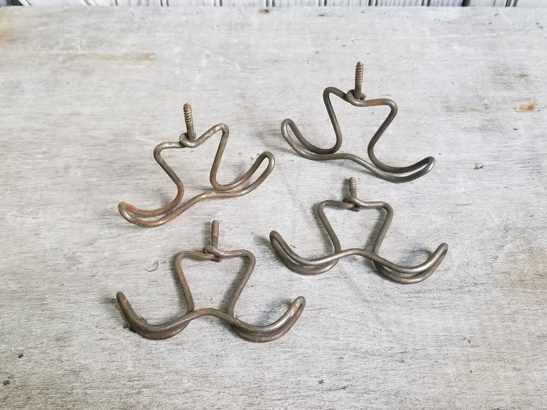 Vintage Wire Double Shelf/locker/cubby Hooks 4 - Etsy