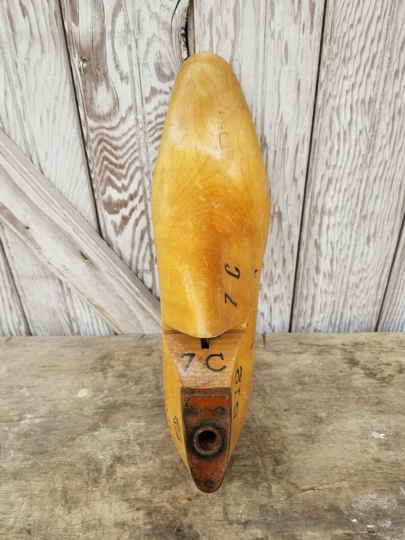 Vintage Wood Shoe Last Wooden Shoe Form Industrial Décor | Etsy
