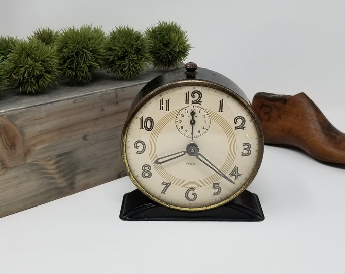Vintage Rex Alarm Clock - Etsy