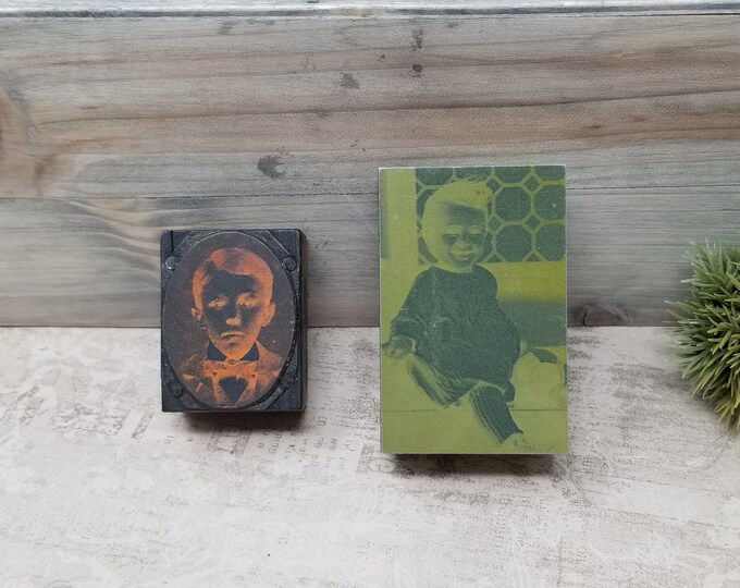 Vintage Letterpress Printers Blocks Photo Block - Etsy