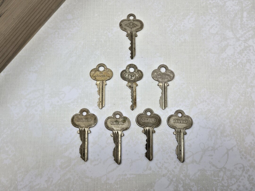 Vintage Ornate Key Lot: Corbin & Sager Antique Keys - Etsy