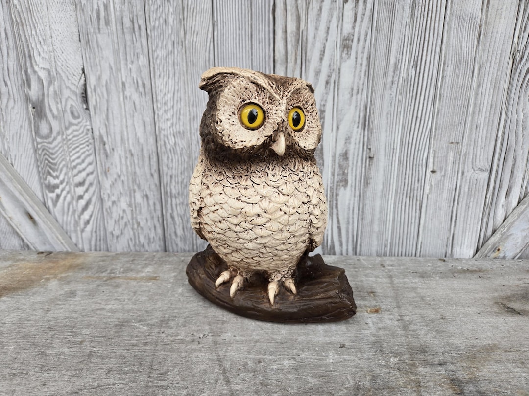 Vintage Universal Statuary Owl Statue - Etsy