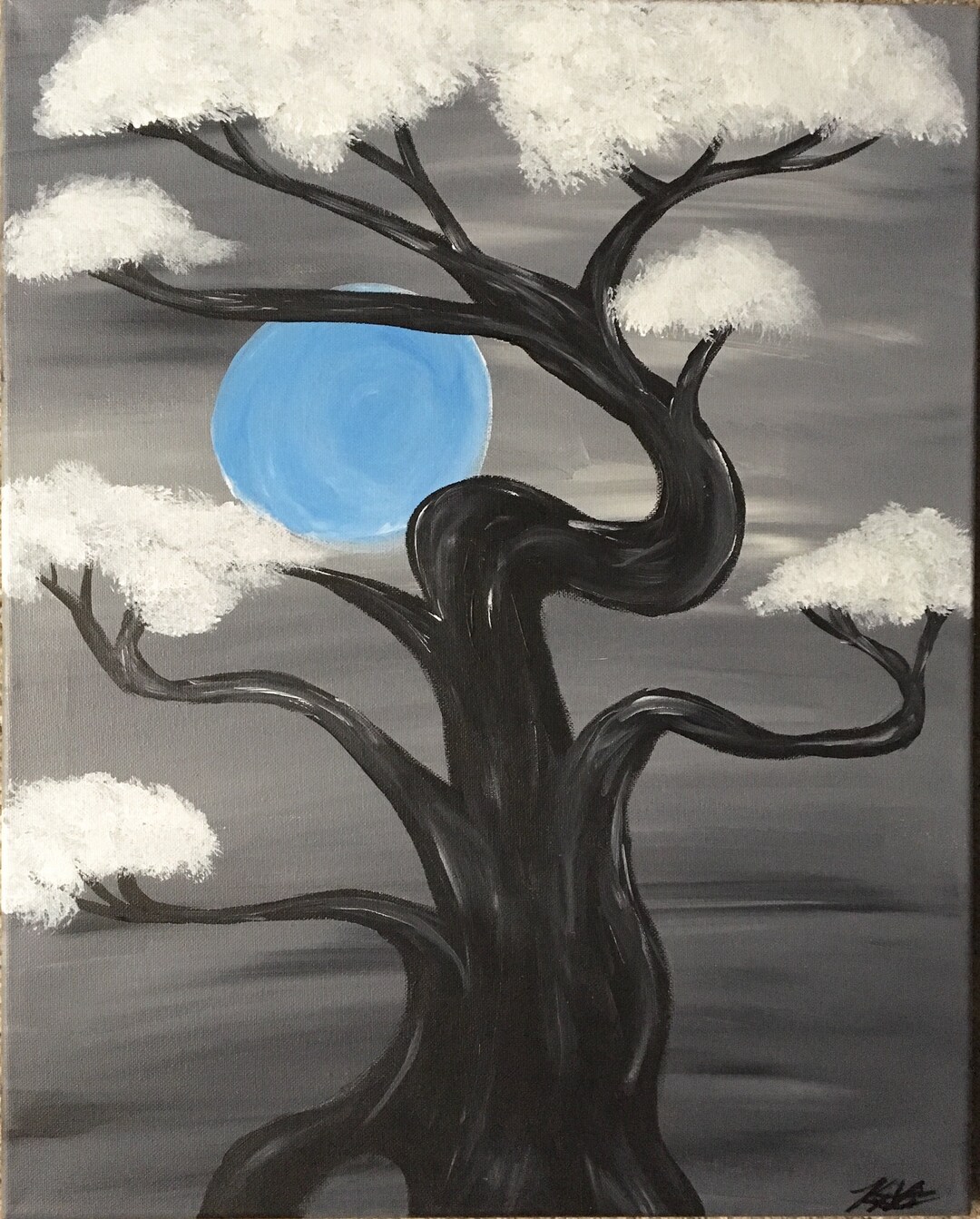 Art Print Blue Moon - Etsy