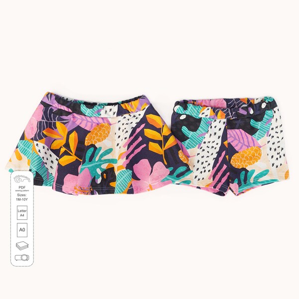 Girl Shorts Pattern - Etsy