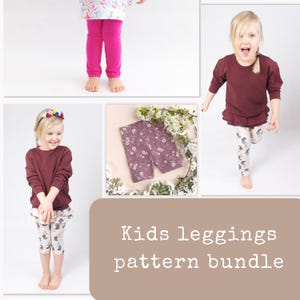 Leggings Patterns Bundle | Leggings Sewing Patterns | Girls PDF Sewing ...