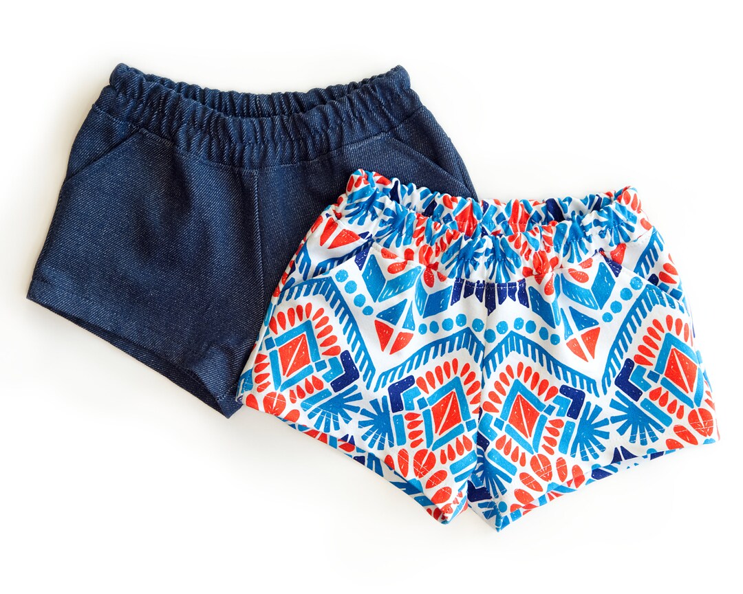 Girls Shorts Sewing Pattern PDF Easy to Make Shorts Pattern - Etsy