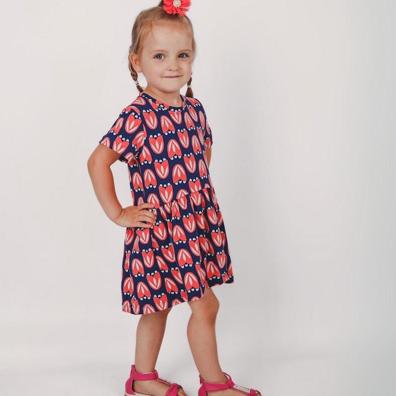 Knit Dress Sewing Pattern for Kids & Toddlers Easy Beginner Project ...
