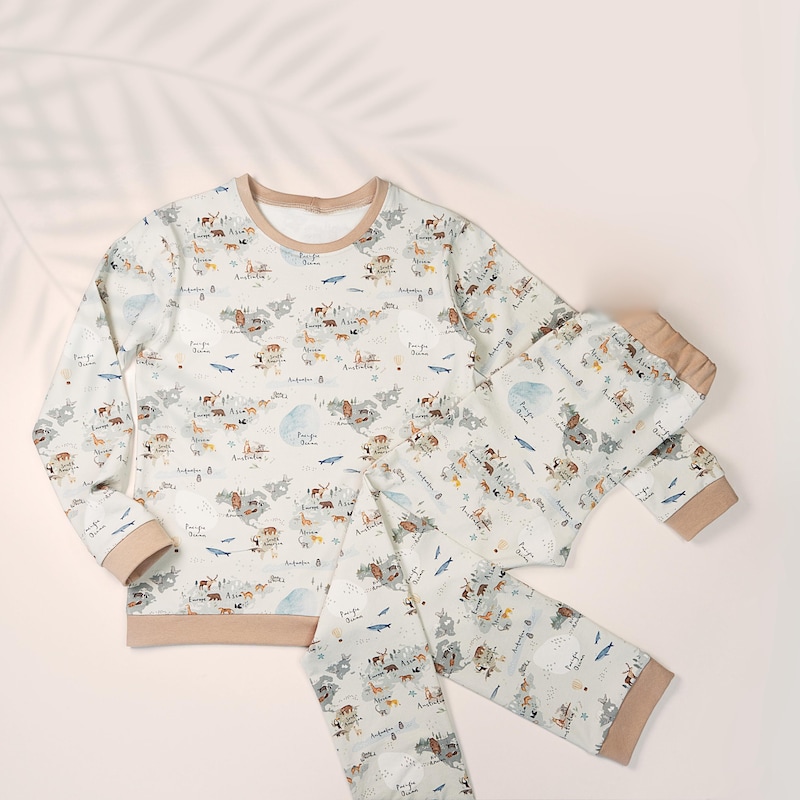 Winter Pyjamas for Kids - Etsy