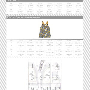 Dungaree Dress Sewing Pattern PDF, Baby Dress Pattern, Girl Sewing ...