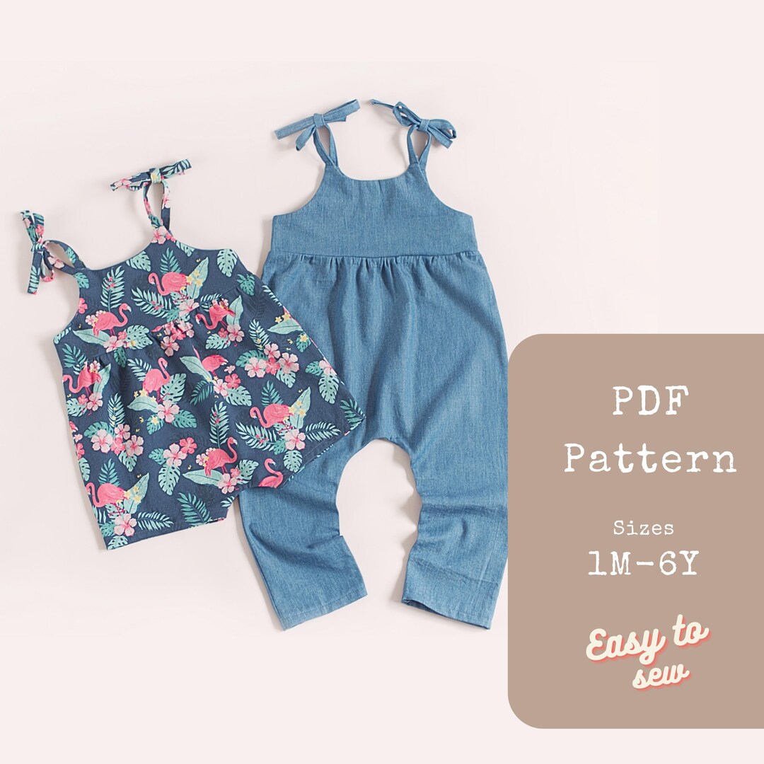 Baby Sewing Patterns | Romper Pattern | Jumpsuit Pattern | Toddler ...