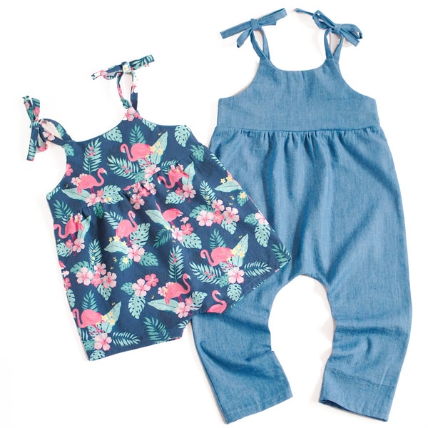 Girls Romper Pattern - Etsy